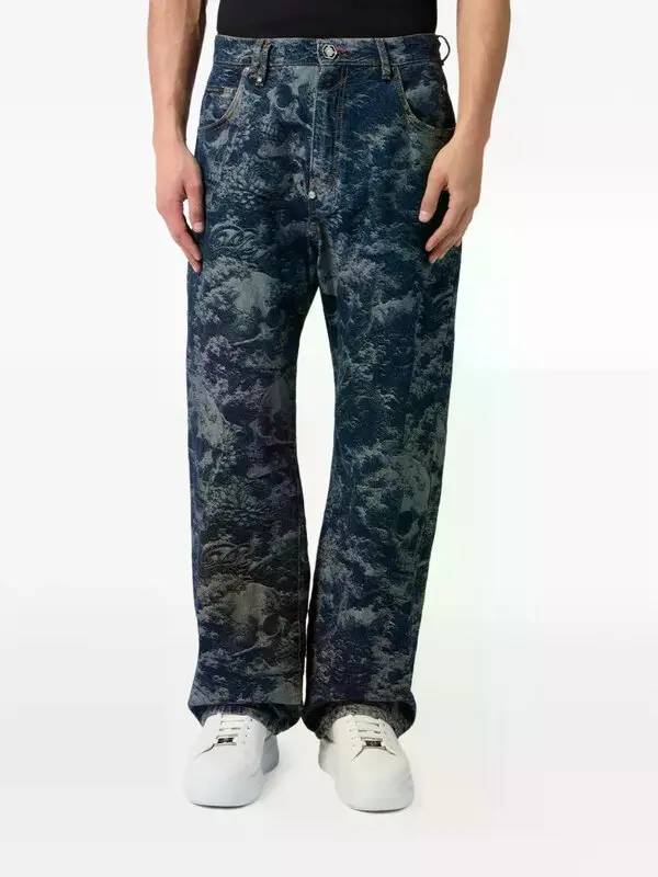 Philipp Plein Skull-print Jeans