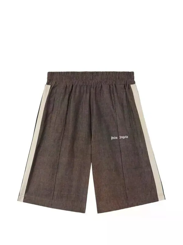 Palm Angels Classic Logo Track Shorts - Brown