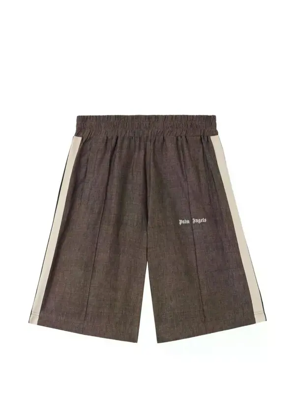 Palm Angels Classic Logo Track Shorts - Brown