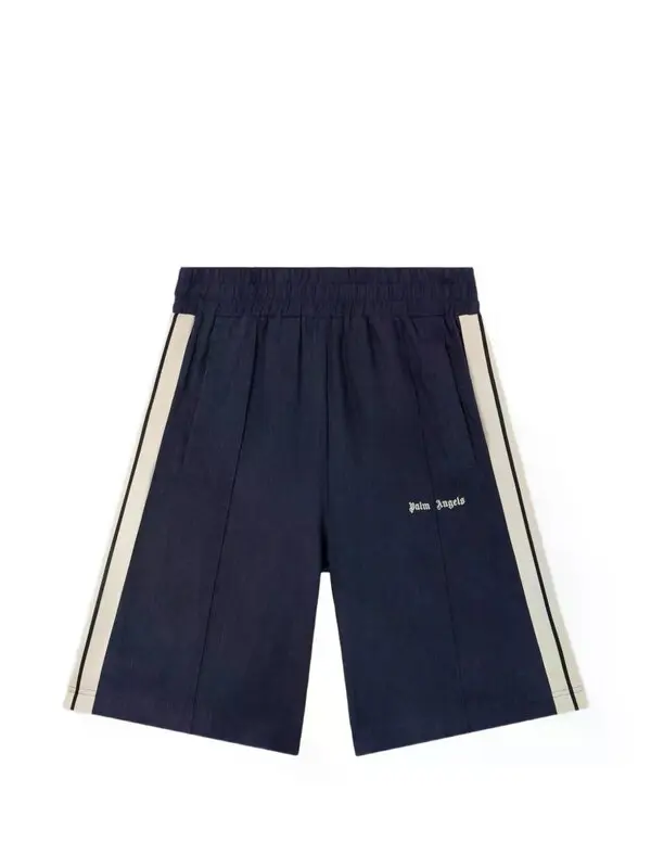 Palm Angels Logo Track Shorts - Blue
