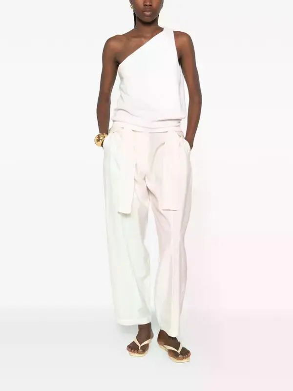CORDERA Buttoned Trousers - White