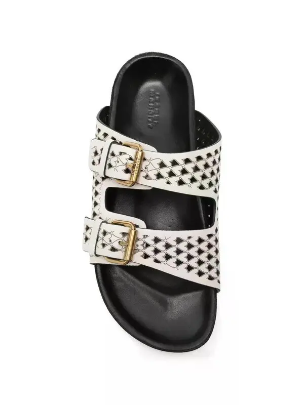 Isabel Marant Étoile Heart-cutout Sandals - White