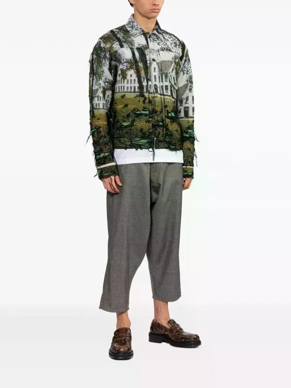 Junya Watanabe House-print Jacket - Multicolour