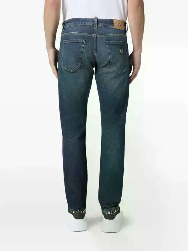 Philipp Plein Straight Leg Jeans - Blue
