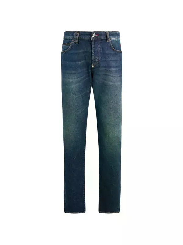 Philipp Plein Straight Leg Jeans - Blue