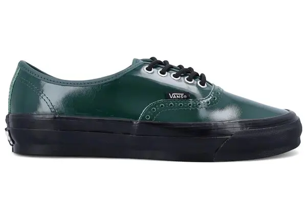 VANS Otw Authentic 44 Siped Vibram Gloss Leather Broguein - Emerald Green/black
