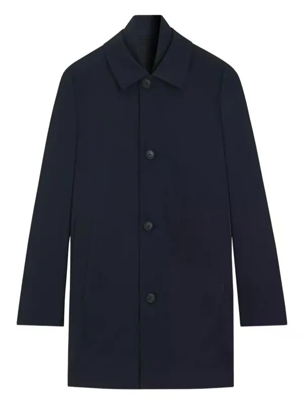 BOSS Buttoned Coat - Blue