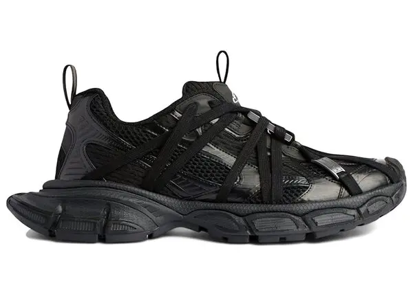 Balenciaga 3xl Extreme Lace Sneakers - Black