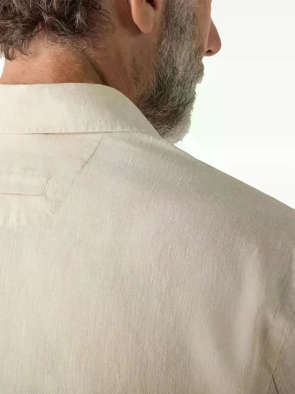 Zegna Long-sleeved Polo Shirt - Neutrals