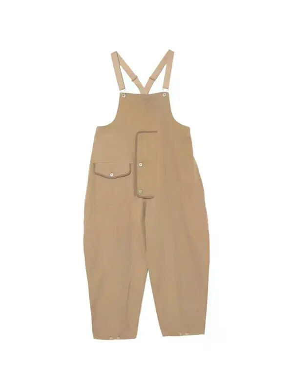 Junya Watanabe Buckle-detail Jumpsuit - Neutrals