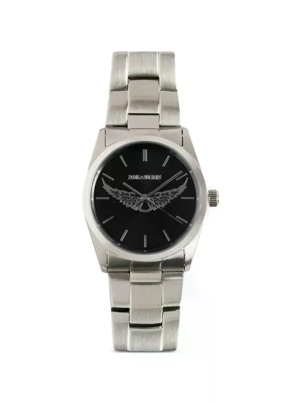Zadig&Voltaire Wings Steel Watch - Black