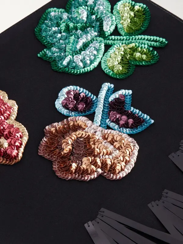 Marni Sequin-embellished Satin Tote Bag