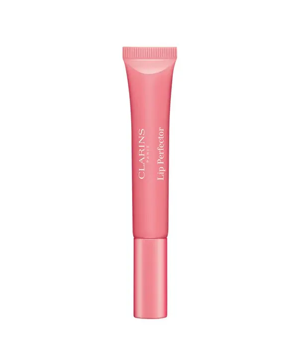 Clarins Lip Perfector Peptide-plumping And Hydrating Lip Gloss - 01 Rose Shimmer (soft Cool Pink)