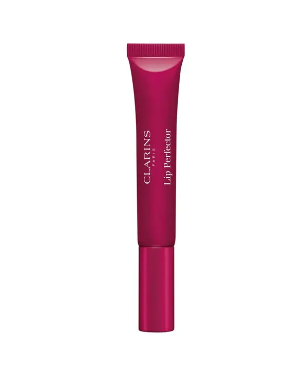 Clarins Lip Perfector Peptide-plumping And Hydrating Lip Gloss - 08 Plum Shimmer (warm Eggplant)