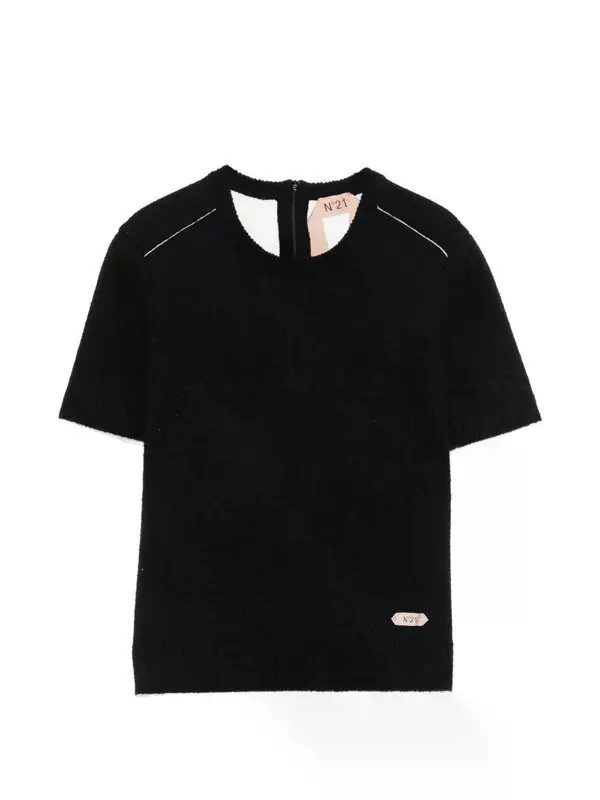 N°21 Round Neck Short Sleeve Sweater