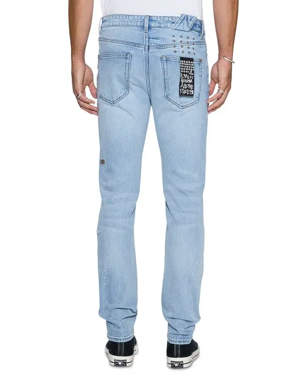 Ksubi Chitch Slim Fit Jeans In Duke Blue - Denim