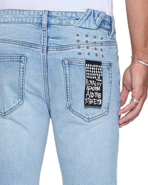 Ksubi Chitch Slim Fit Jeans In Duke Blue - Denim