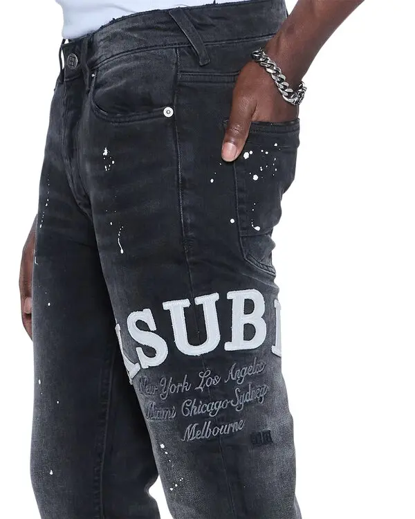 Ksubi Van Winkle Skinny Fit Jeans - Grey