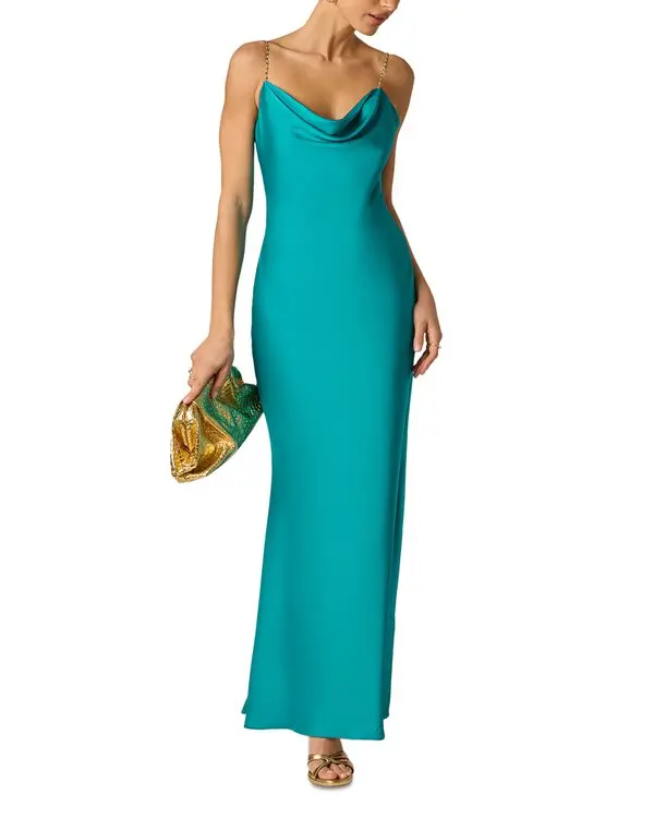Adrianna Papell Stretch Satin Gown