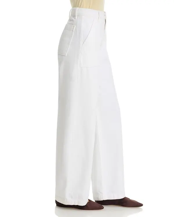 FRAME The Bow Cargo Jeans - White