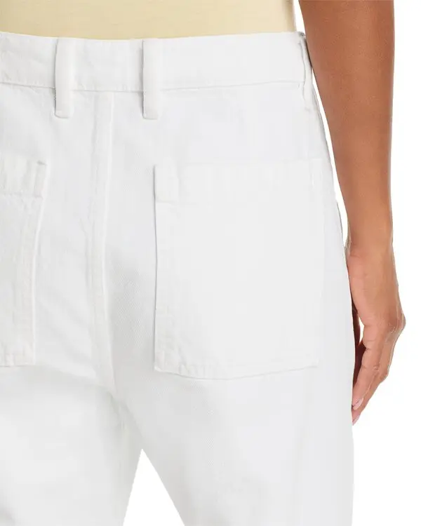 FRAME The Bow Cargo Jeans - White