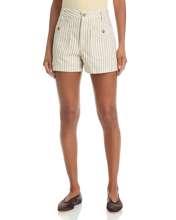 FRAME The Cruise Shorts - Flax Stripe