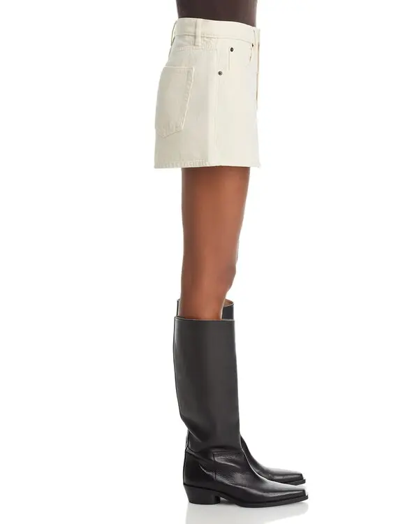 FRAME The Mini Skirt - Shell