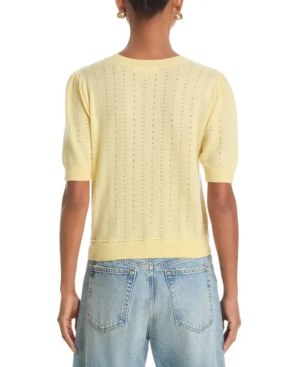 FRAME The Cashmere Charm Sweater - Canary