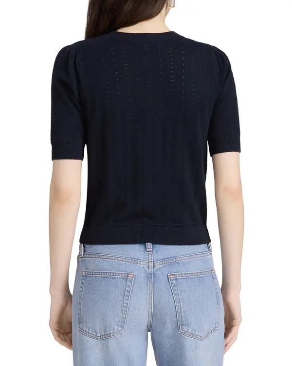 FRAME The Cashmere Charm Sweater - Navy