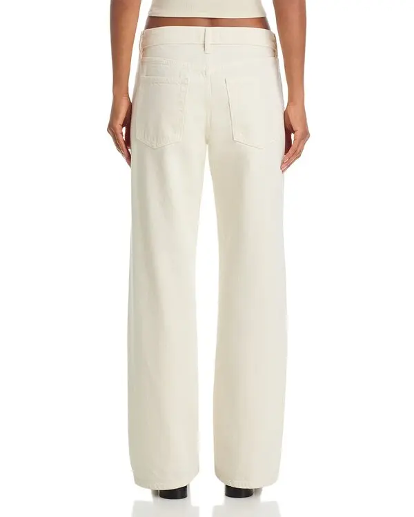 FRAME The Saturday Low Rise Straight Jeans - Shell