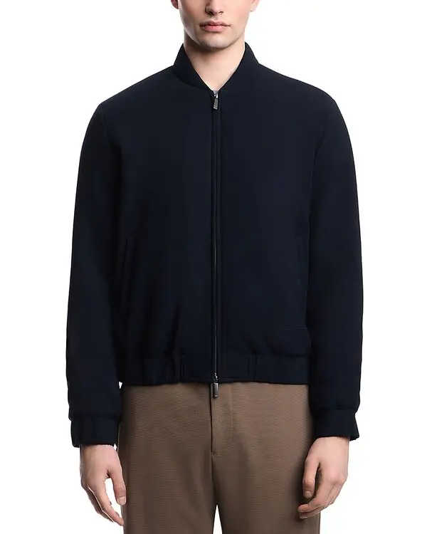 Emporio Armani Regular Fit Blouson Jacket - Vulcan