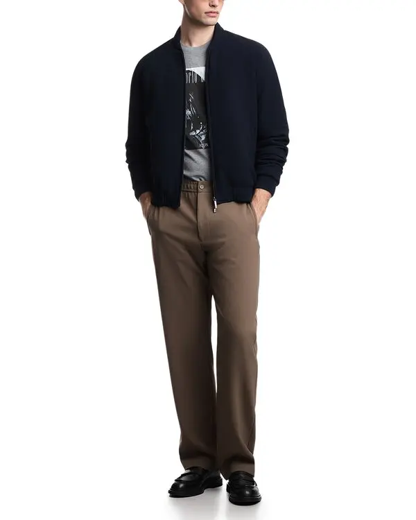 Emporio Armani Regular Fit Blouson Jacket - Vulcan