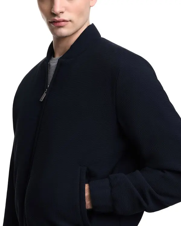 Emporio Armani Regular Fit Blouson Jacket - Vulcan