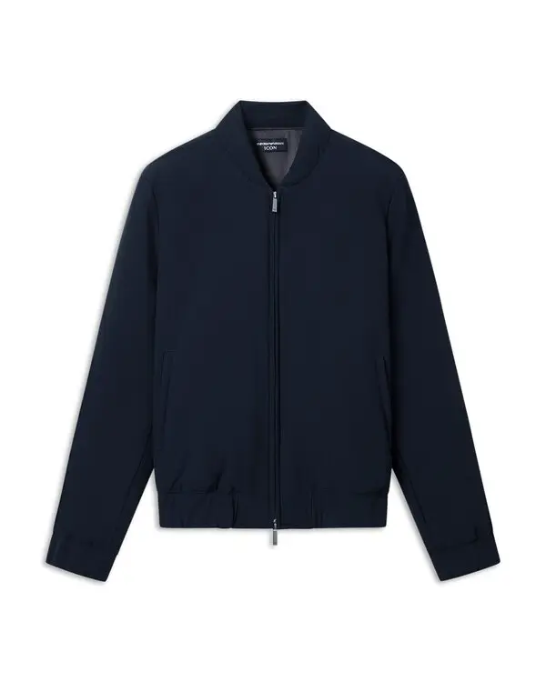 Emporio Armani Regular Fit Blouson Jacket - Vulcan