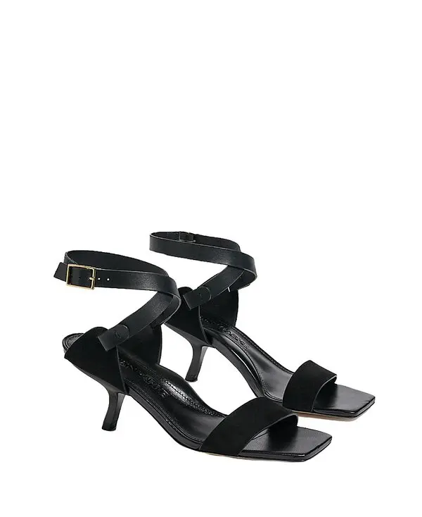 Marion Parke Nappa Sophia Sandal - Black