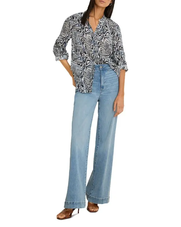 NIC+ZOE Inked Lines Shirt