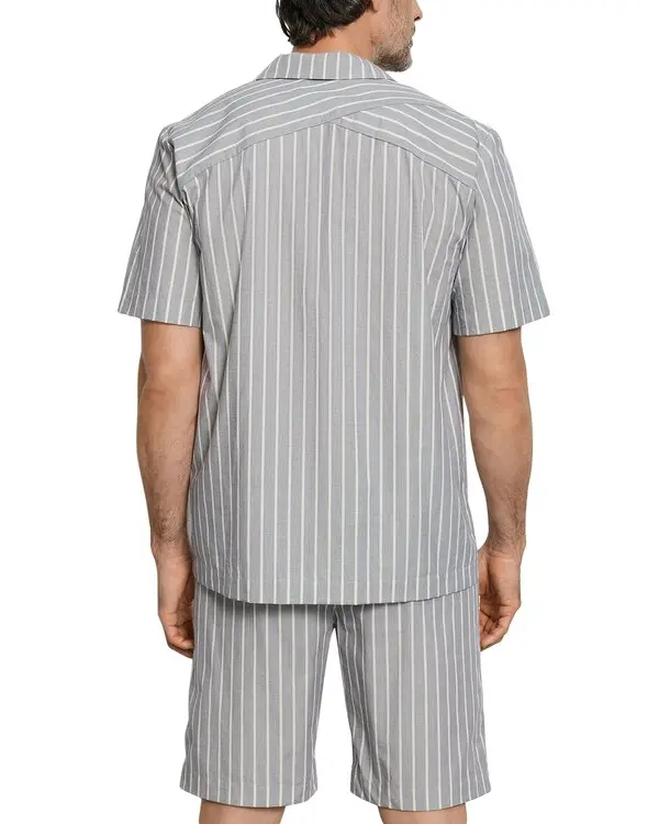Hanro Night & Day Woven Stripe Shirt
