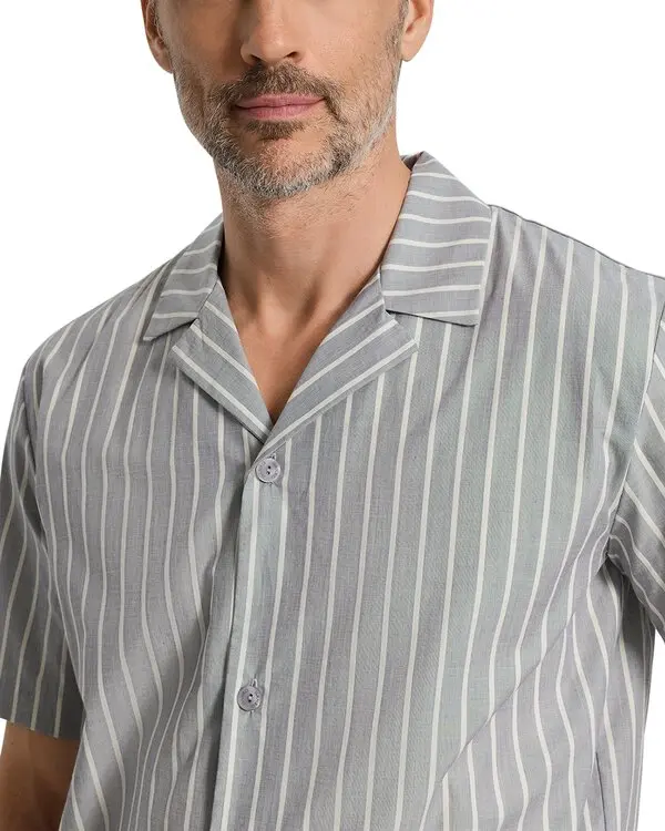 Hanro Night & Day Woven Stripe Shirt