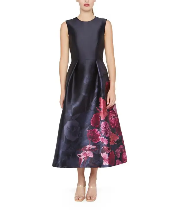 KAY UNGER Landon Tea Length Dress