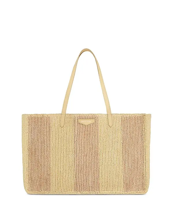 Rebecca Minkoff Large Raffia Tote - Natural