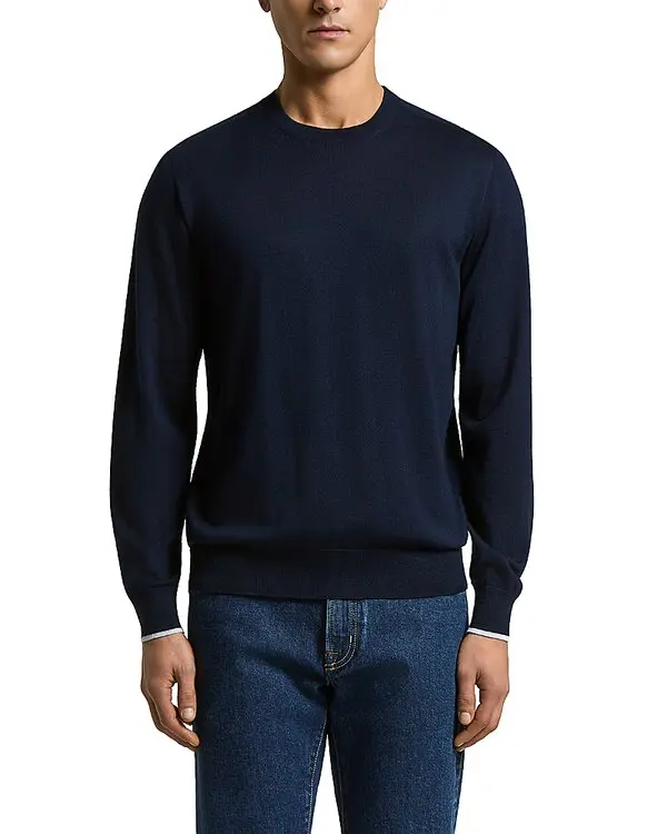Peserico Crewneck Sweater - Deep Blue
