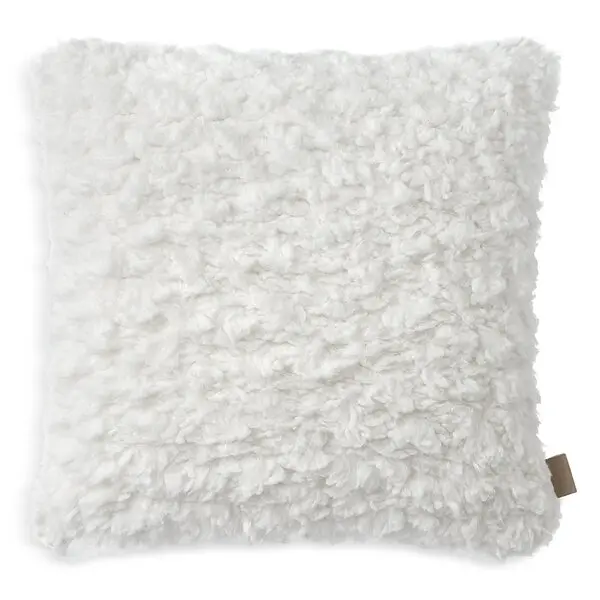 UGG Shira Textured Sherpa Decorative Pillow, 20 X 20 - Snow