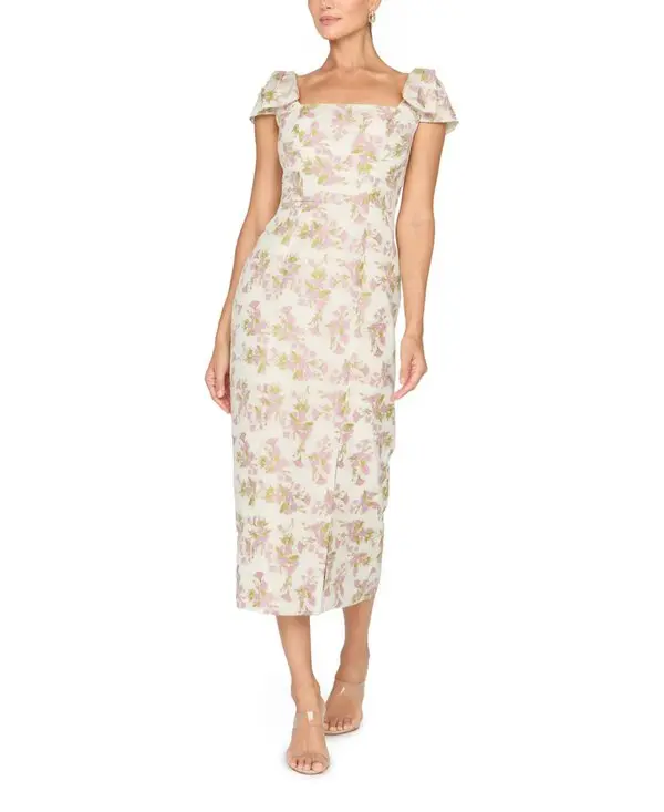 KAY UNGER Arianna Tea Length Dress