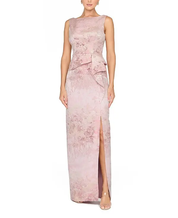 KAY UNGER Luciana Column Gown - Bloom