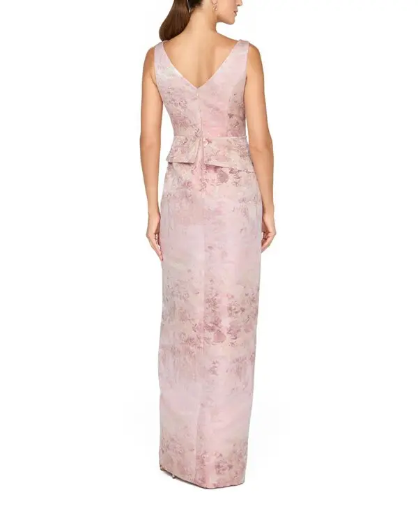 KAY UNGER Luciana Column Gown - Bloom