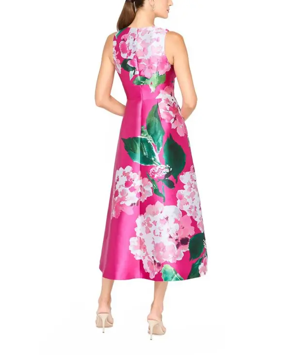 KAY UNGER Raina Tea Length Dress