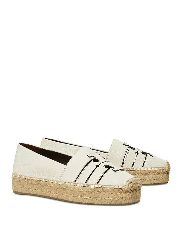 Tory Burch Ines Espadrille Flats - Light Cream