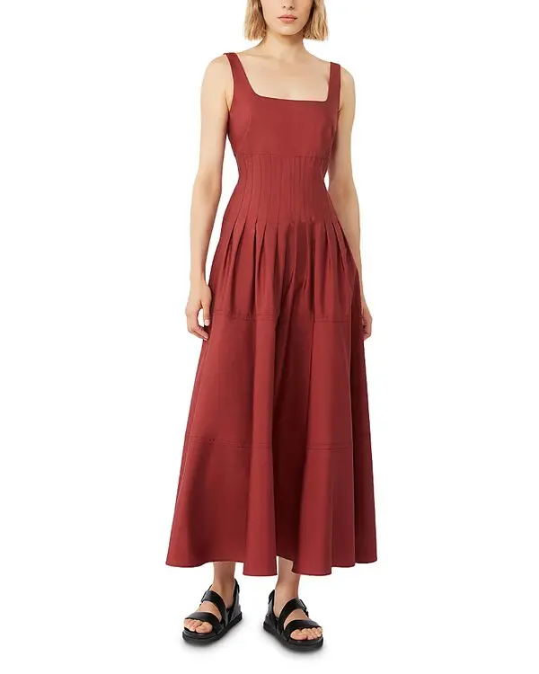Max Mara Mstfeltre Sleeveless Dress - Brick Red