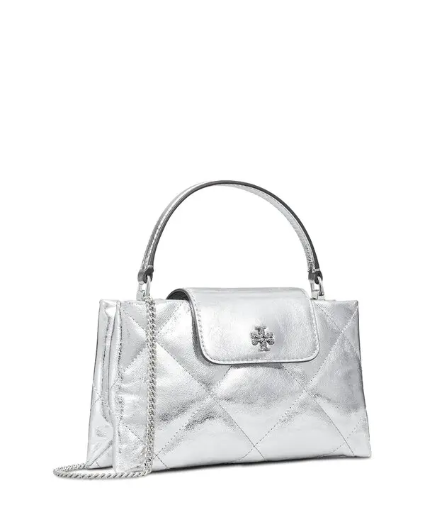 Tory Burch Kira East/west Diamond Quilted Top Handle Bag