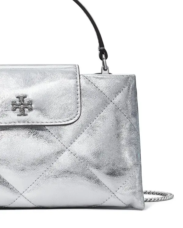 Tory Burch Kira East/west Diamond Quilted Top Handle Bag